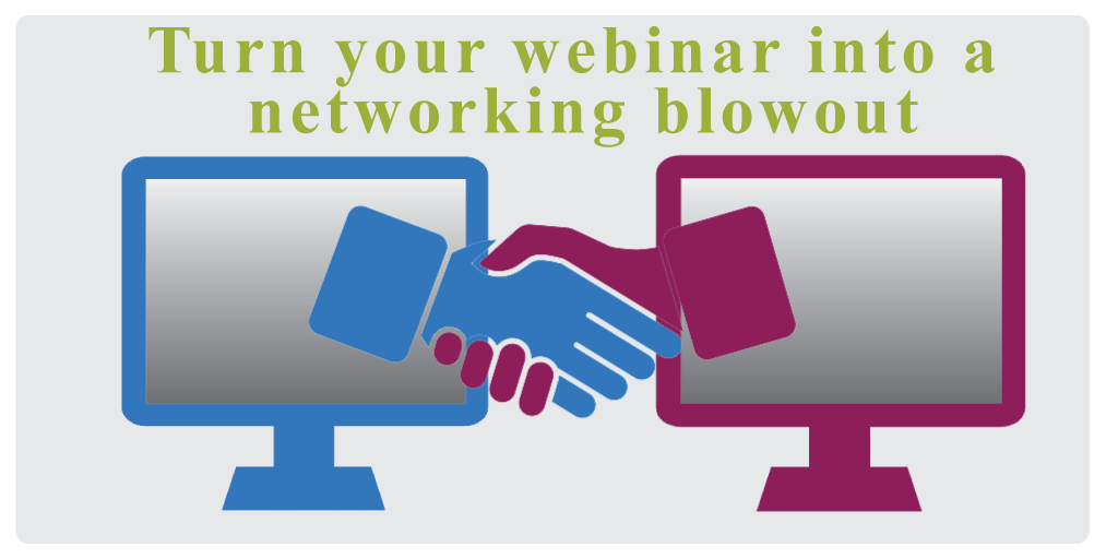Networking during the webinar